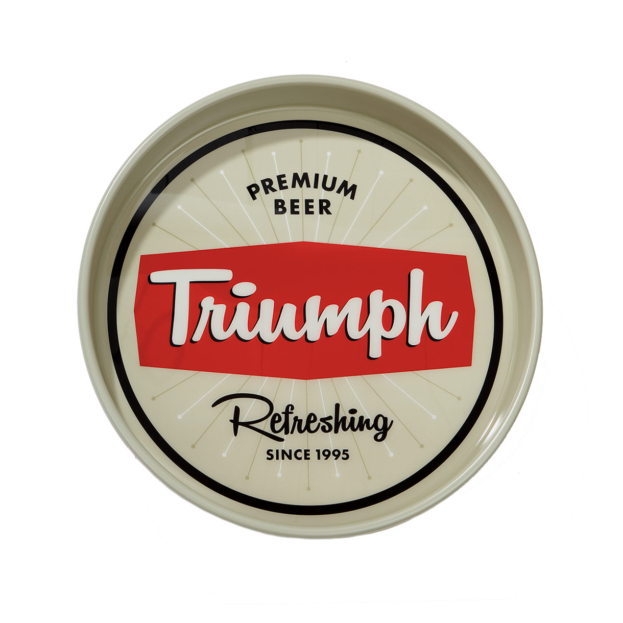 Mid Century Beer Tray - Triumph Brewing Company